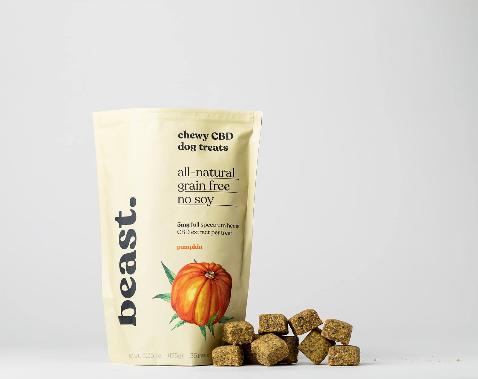 Beast dog treats, 5mg CBD per treat - Gramp's